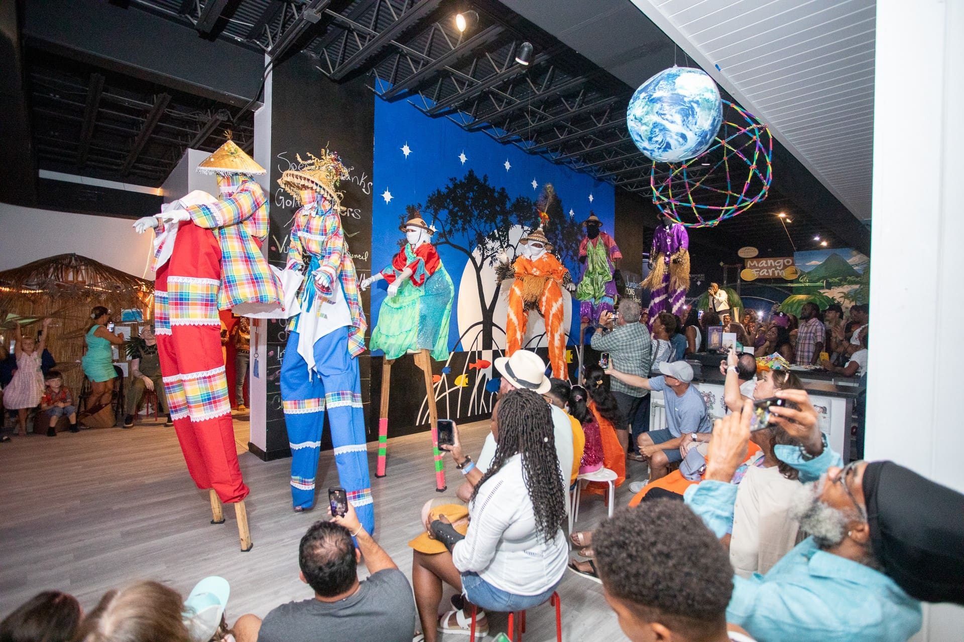 Children’s Museum Holds Last Week Moko Jumbie Art Exhibition Fundraiser ...