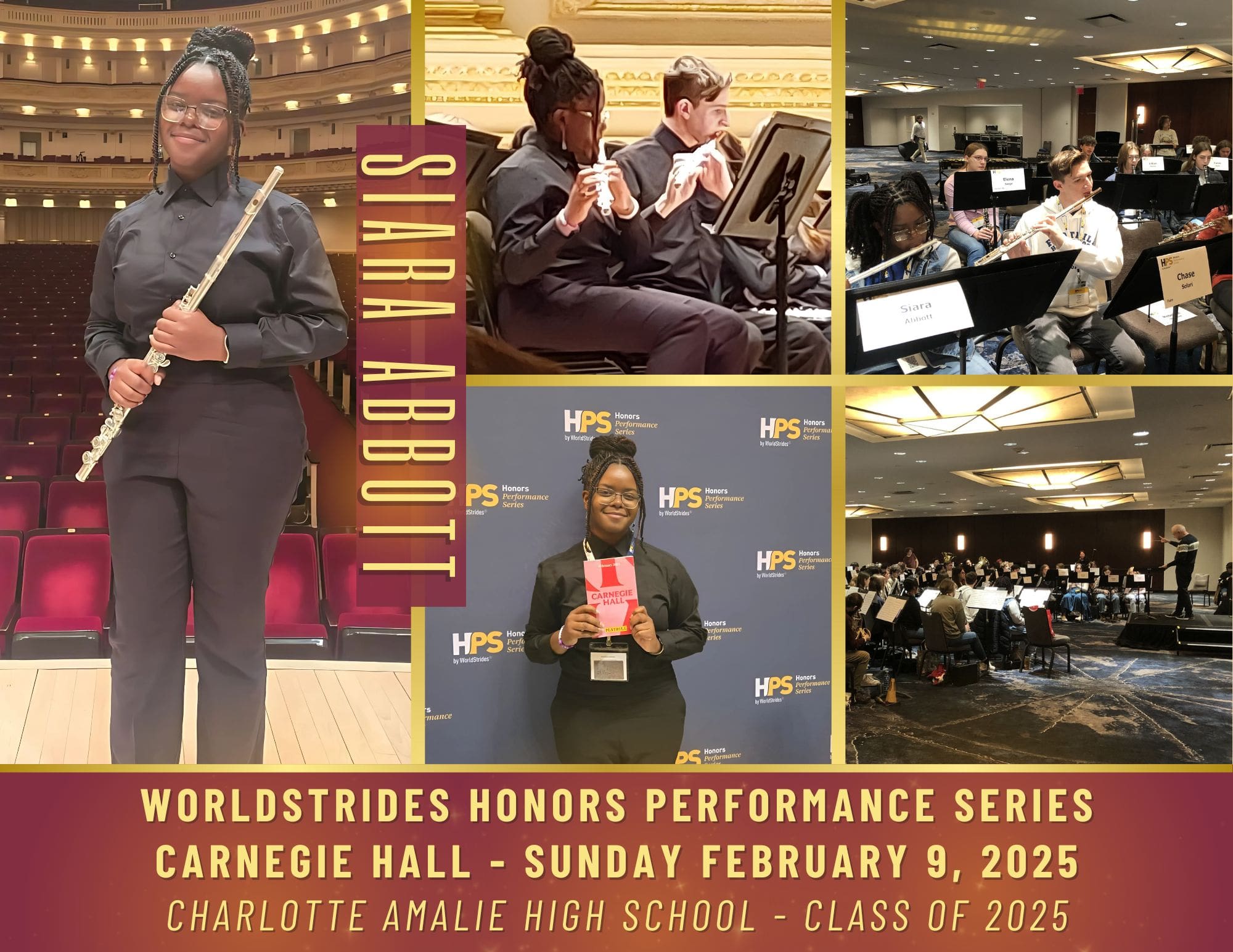 Virgin Islands’ Siara Abbott Takes Center Stage at New York’s Carnegie ...