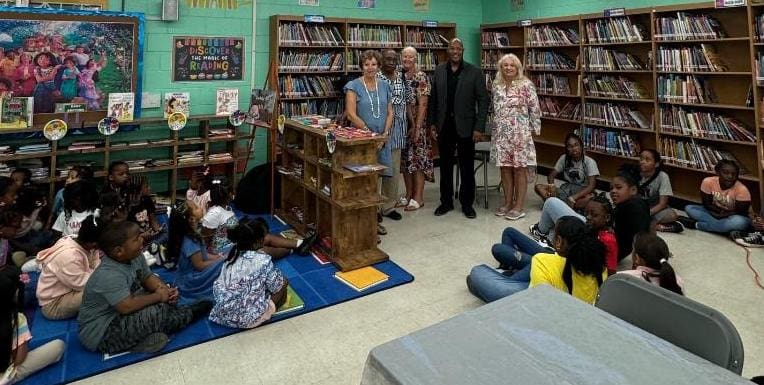 Photo Focus: Lagoon Book Club Donates to Alfredo Andrews Elementary ...